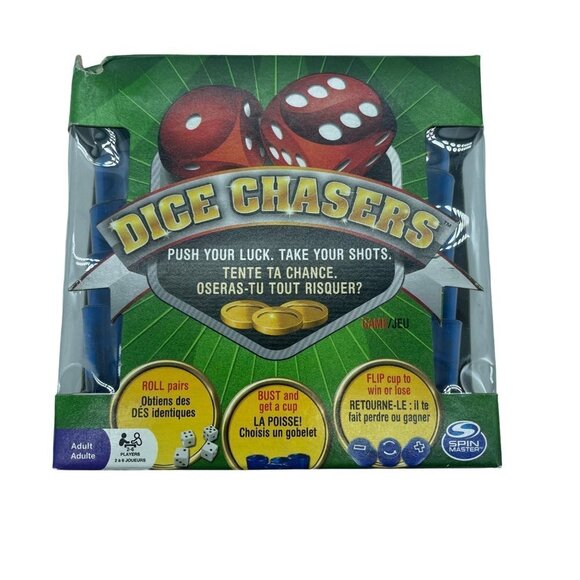 Spin Master | Games | Dice Chasers Dice Game Push Your Luck Take Your Shots New Adult Party ...